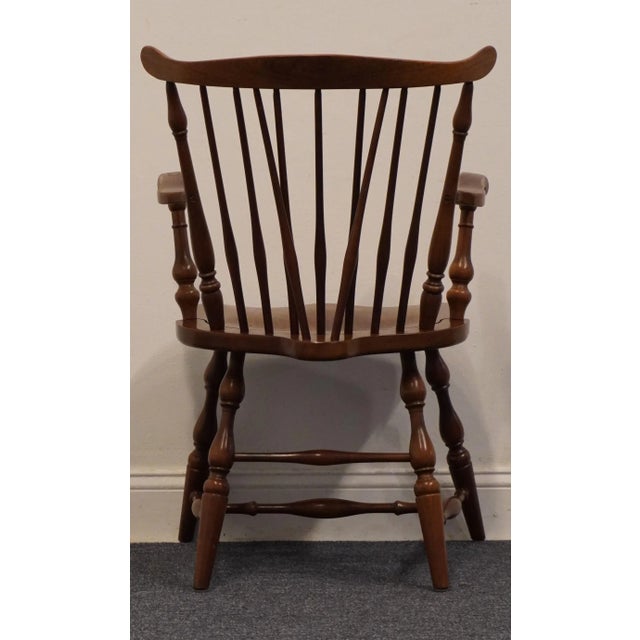 Pennsylvania House Solid Cherry Duxbury Windsor Fiddle Back Dining Arm ...