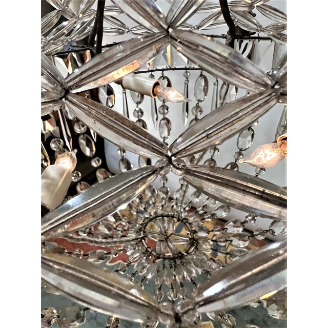 Neo-Classic Style Crystal 9-Light Chandelier, Italy, Circa:1905 | Chairish