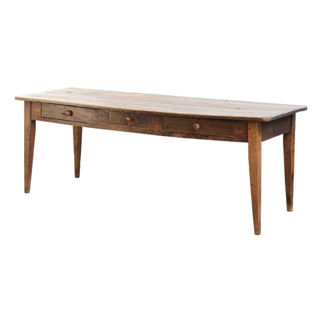 Rustic French Farmhouse Dining Table | Chairish