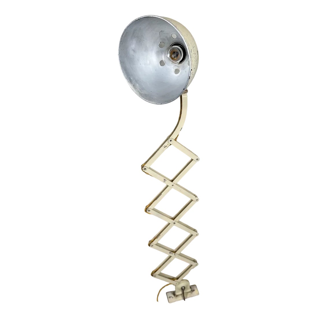 Industrial Scissor Lamp from Belmag | Chairish