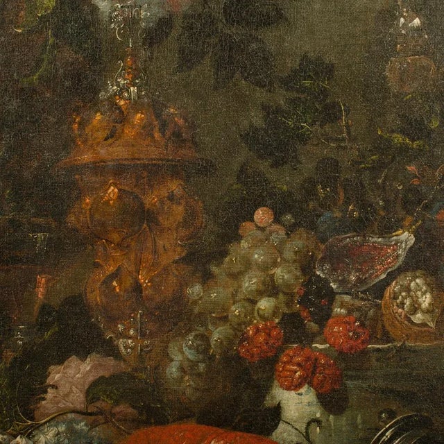A Large 19th Century Continental School Grotto Feast With Landscape in ...