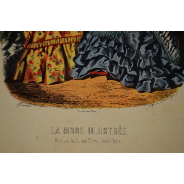 European Fashion Prints on Paper - a Pair | Chairish