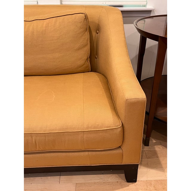 Yellow Baker Furniture Sofa | Chairish