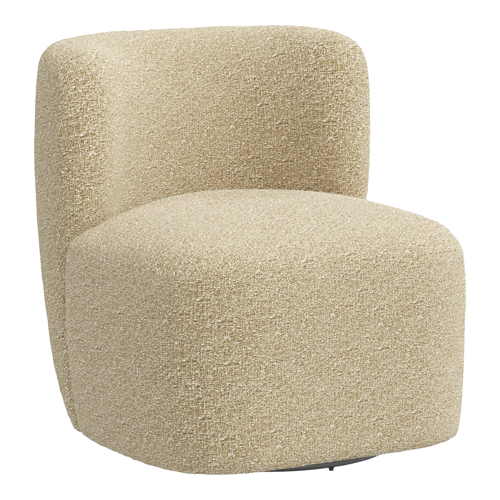 Cameron Swivel Chair in Milano Buff | Chairish