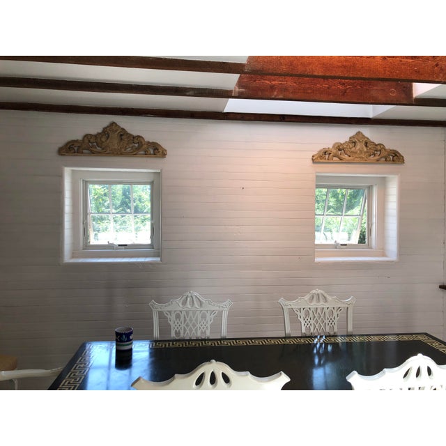 Plaster Architectural Pediments - a Pair | Chairish