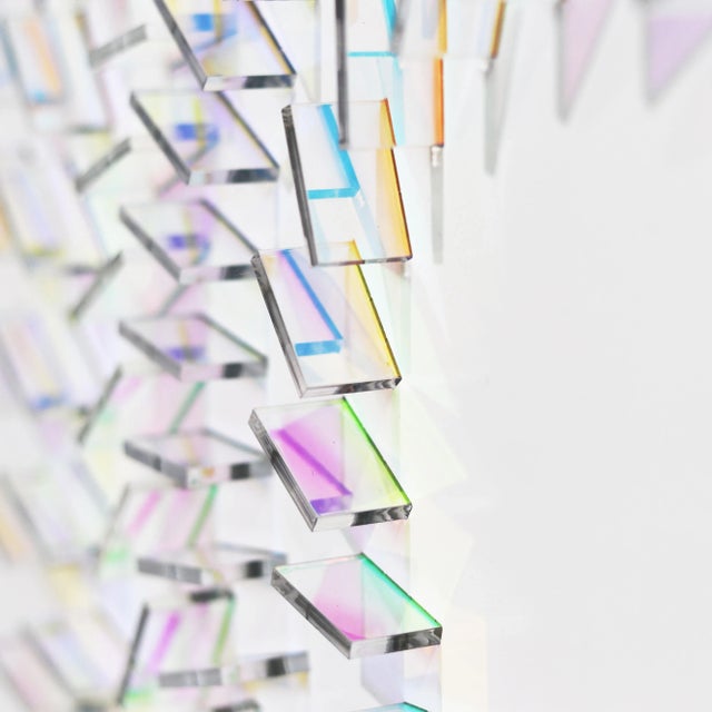 Circle 11 - Dichromatic Glass Sculptural Artwork Original Artwork by ...