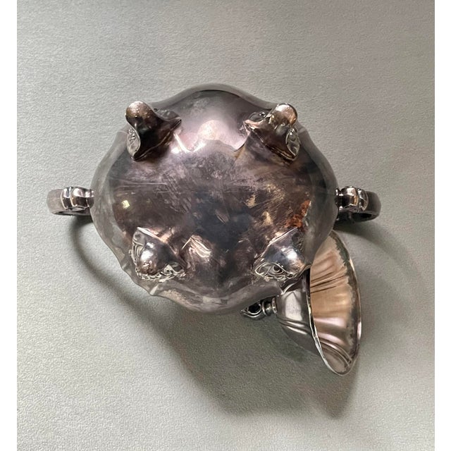 Vintage Silver-Plate Double Handled Sugar Bowl | Chairish