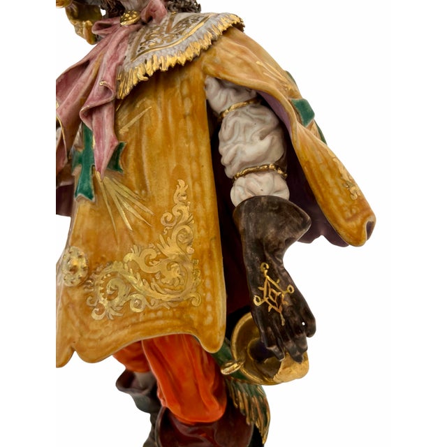 Mid 20th Century Giovanni Danti Signed Italian Majolica Cavalier ...