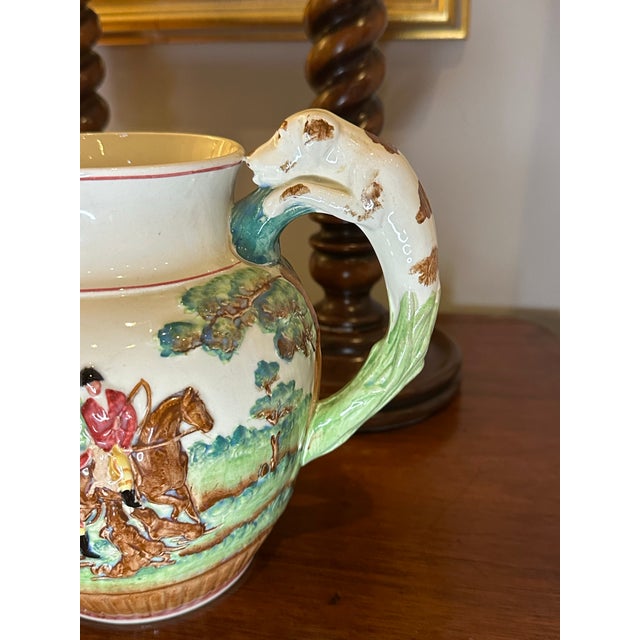 Large Vintage Wedgwood Etruria Pitcher Circa 1930s - English Hunt Scene ...