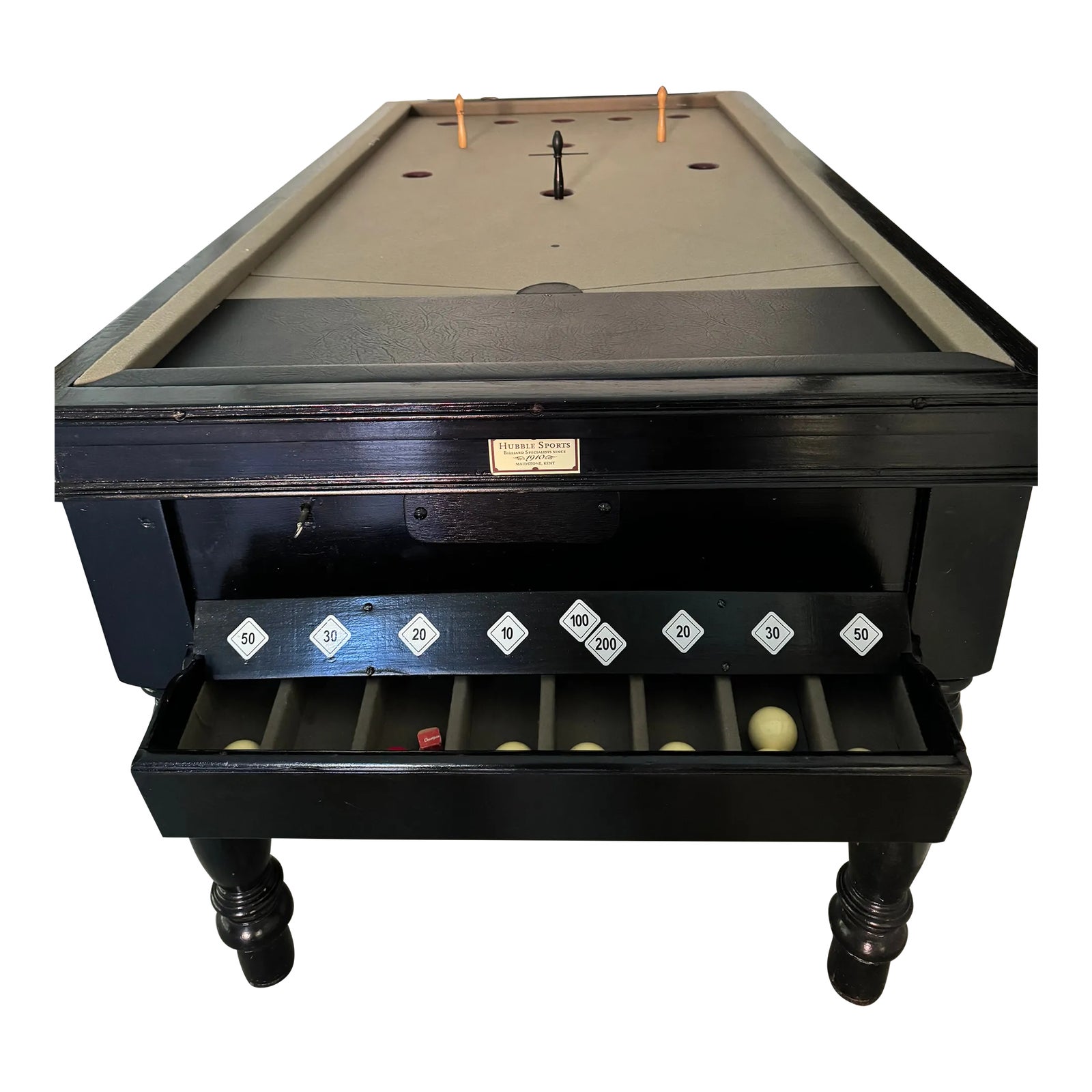 Custom Bar Billiards Table, New, English | Chairish