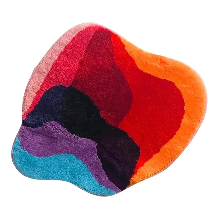 2000s Karim Rashid "Blobism" Small Textile Art | Chairish