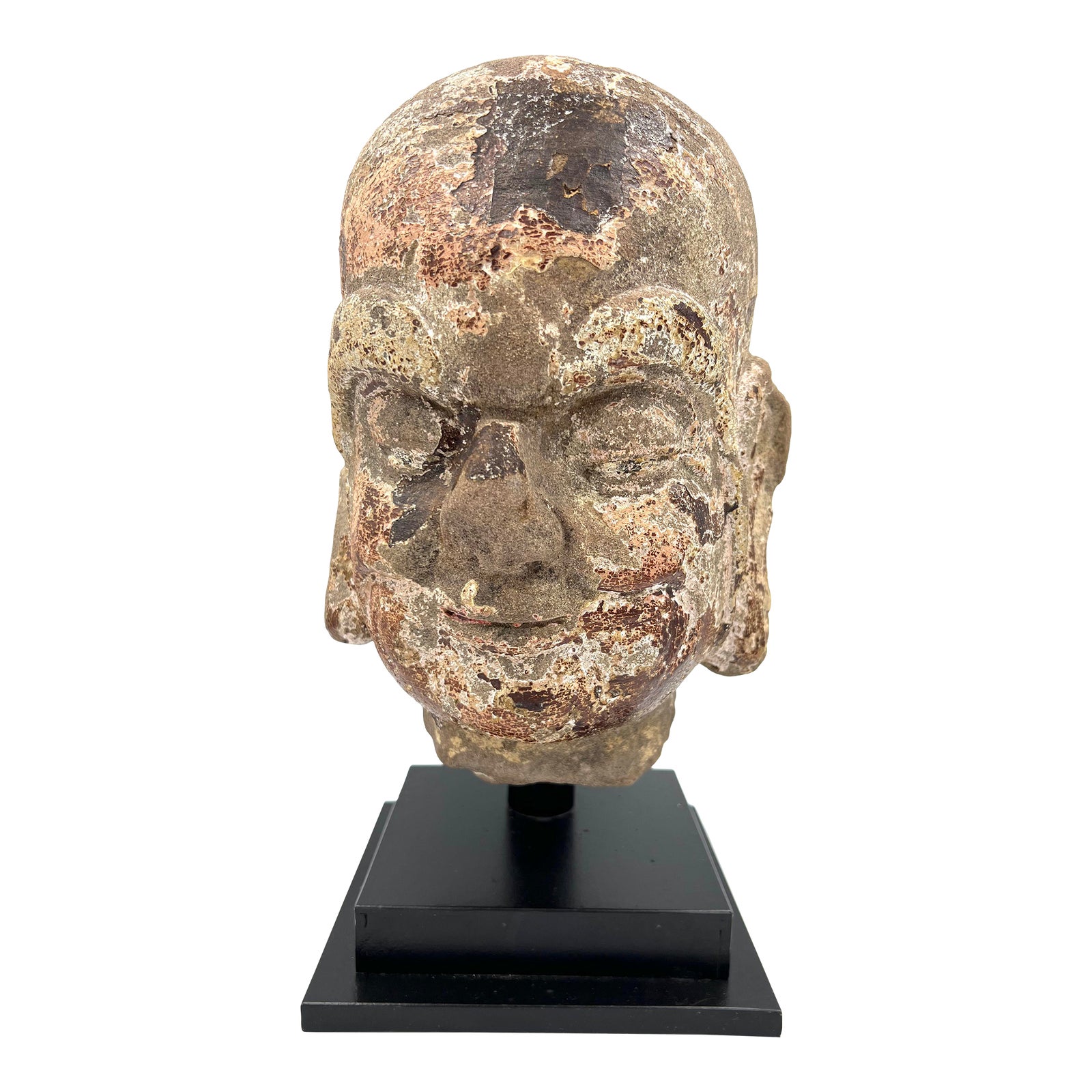Antique Head of Lohan Chinese, Song Dynasty | Chairish