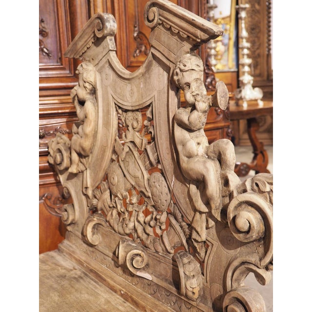 Bleached Renaissance Style Walnut Sgabello Chair From Italy, Circa 1870 ...