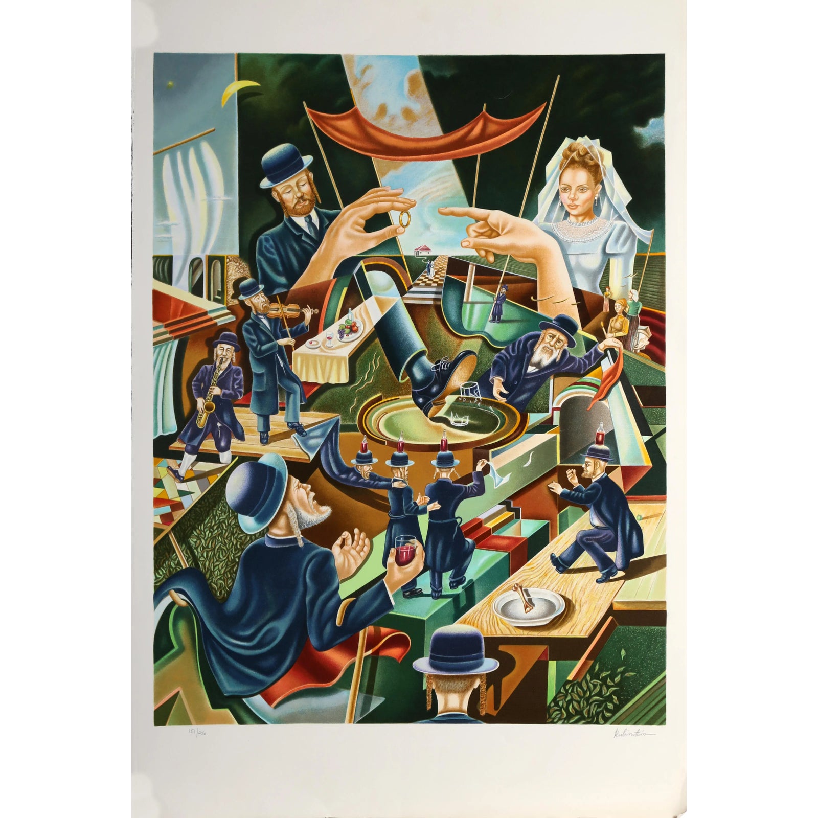 Jewish Wedding, Israel Rubinstein | Chairish