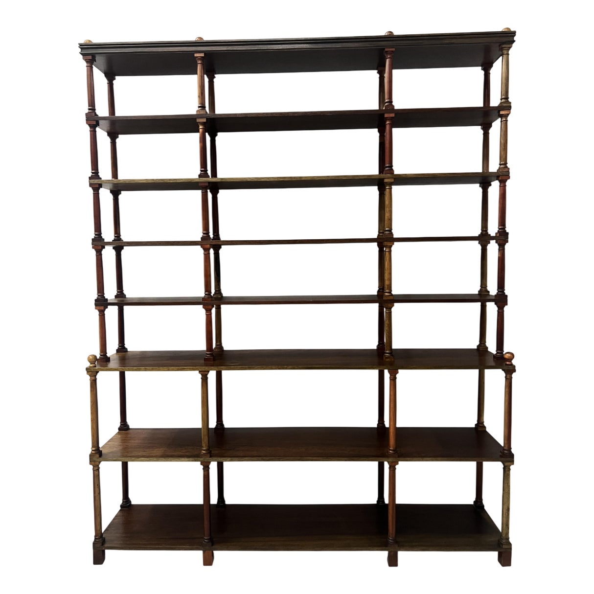 Antique Open Library with Central Projection, 1900s | Chairish