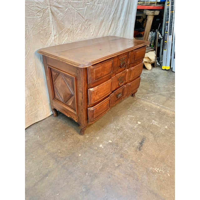 17th Century French Louis XIII Oak Three Drawer Commode / Chest of ...