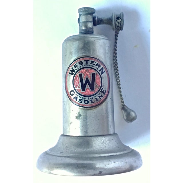 Vintage Old Gasoline Pump Cigarette Lighter | Chairish