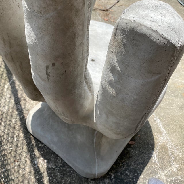 1990s Substantial Sculptural Concrete Hand Chairs - a Pair | Chairish