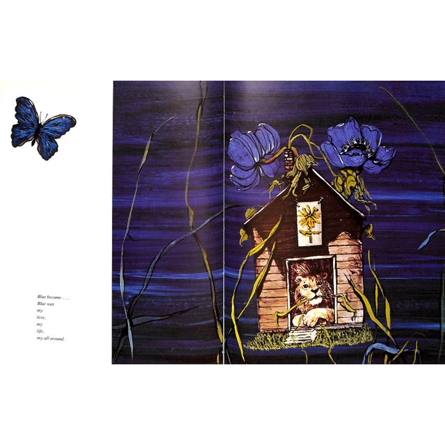 "Lion and Blue" 1974 Favra, Robert | Chairish