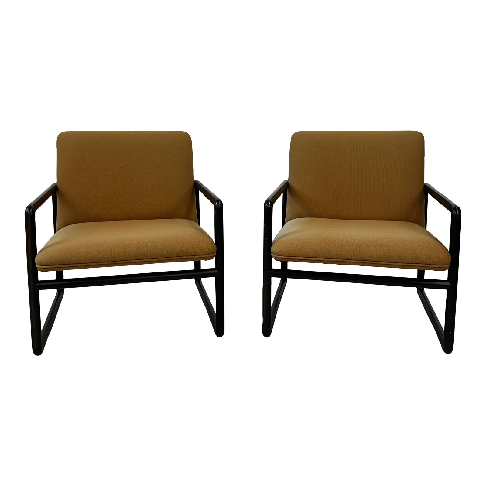 Ward Bennett Open Arm Lounge Chair Brickel & Associates Model 1226 ...