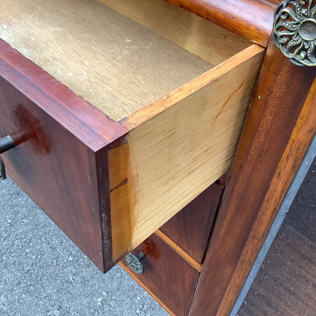 1930s Vintage Art Deco Double Curio Desk | Chairish