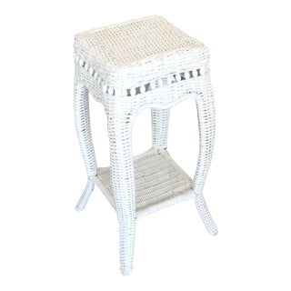 Vintage & Used Wicker Side Tables | Chairish