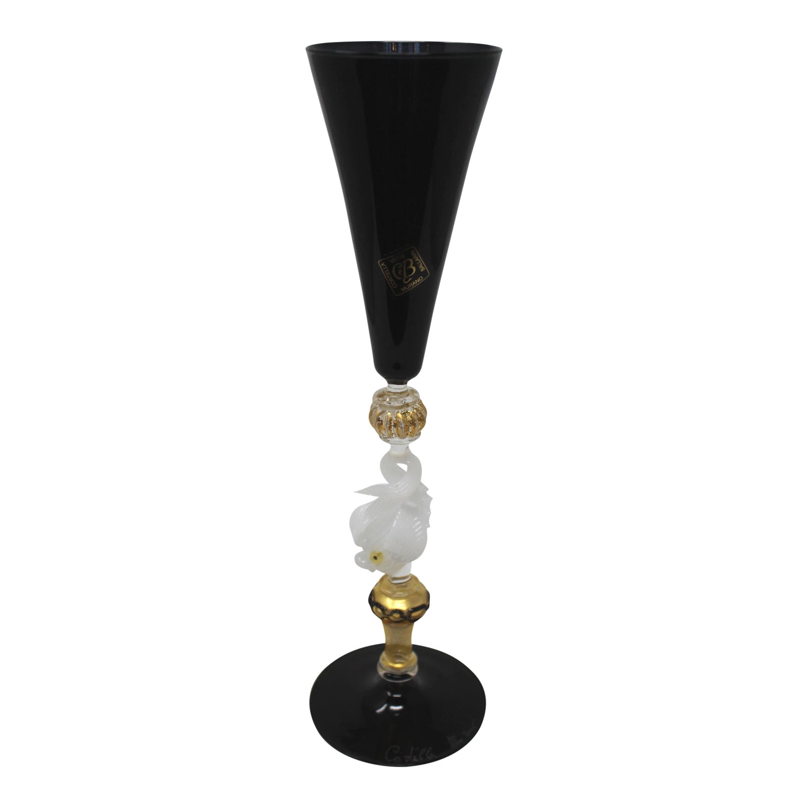 Contemporary Murano Glass Chalice | Chairish