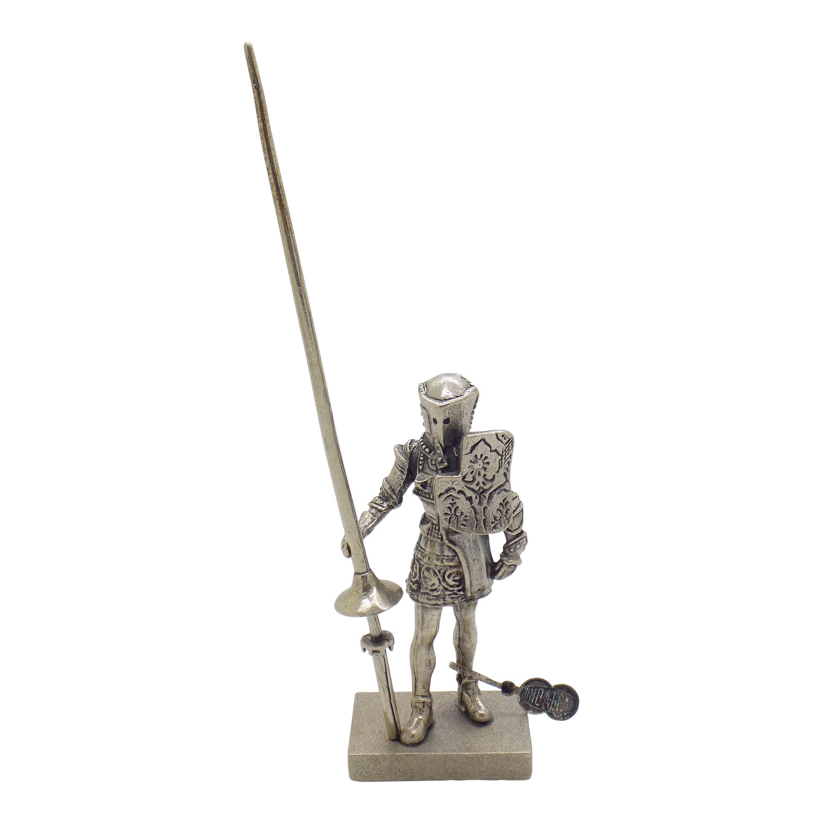 Vintage Italian Handmade Genuine Silver Rare Medieval Knight Uno-a-Erre ...
