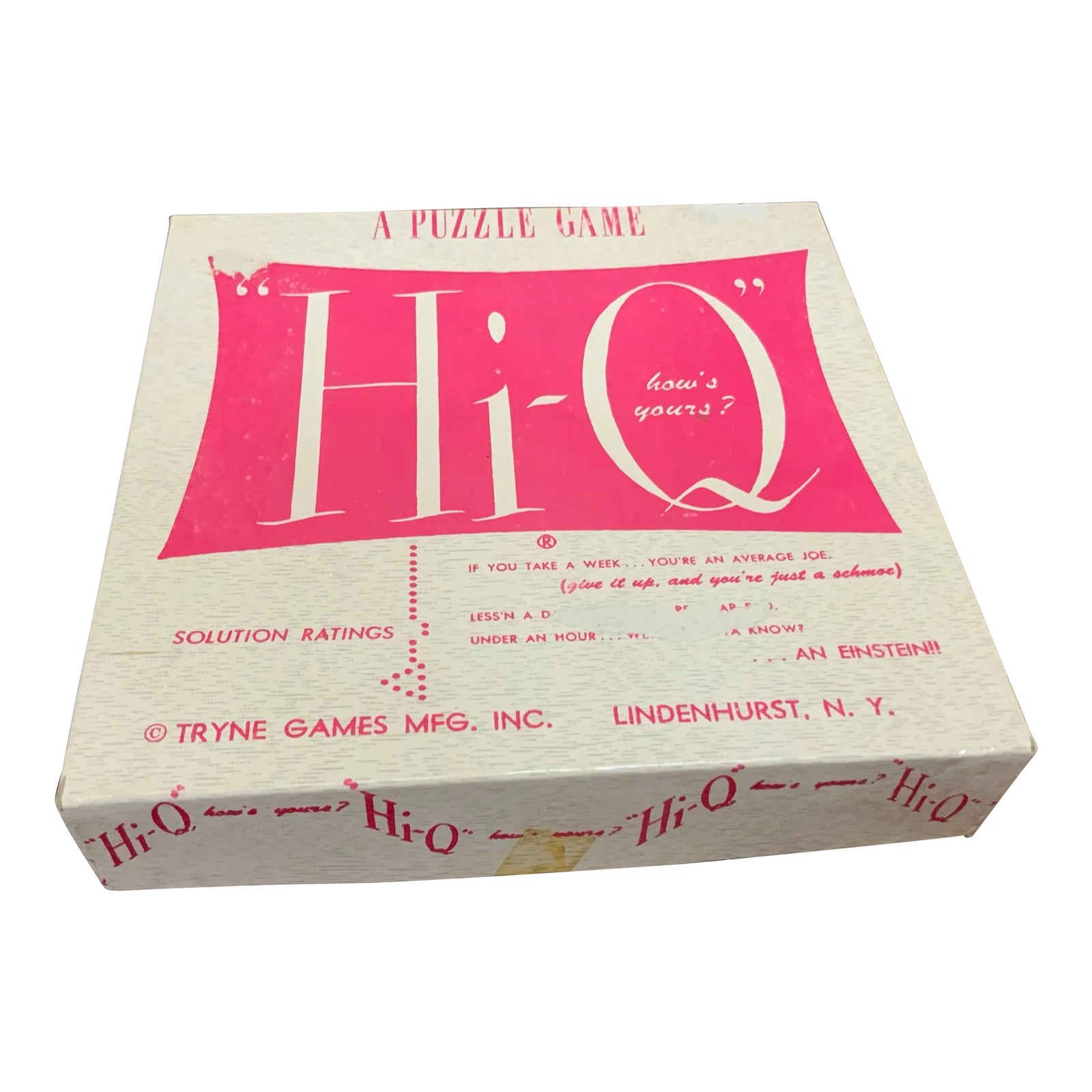 Vintage Hi-Q Game | Chairish