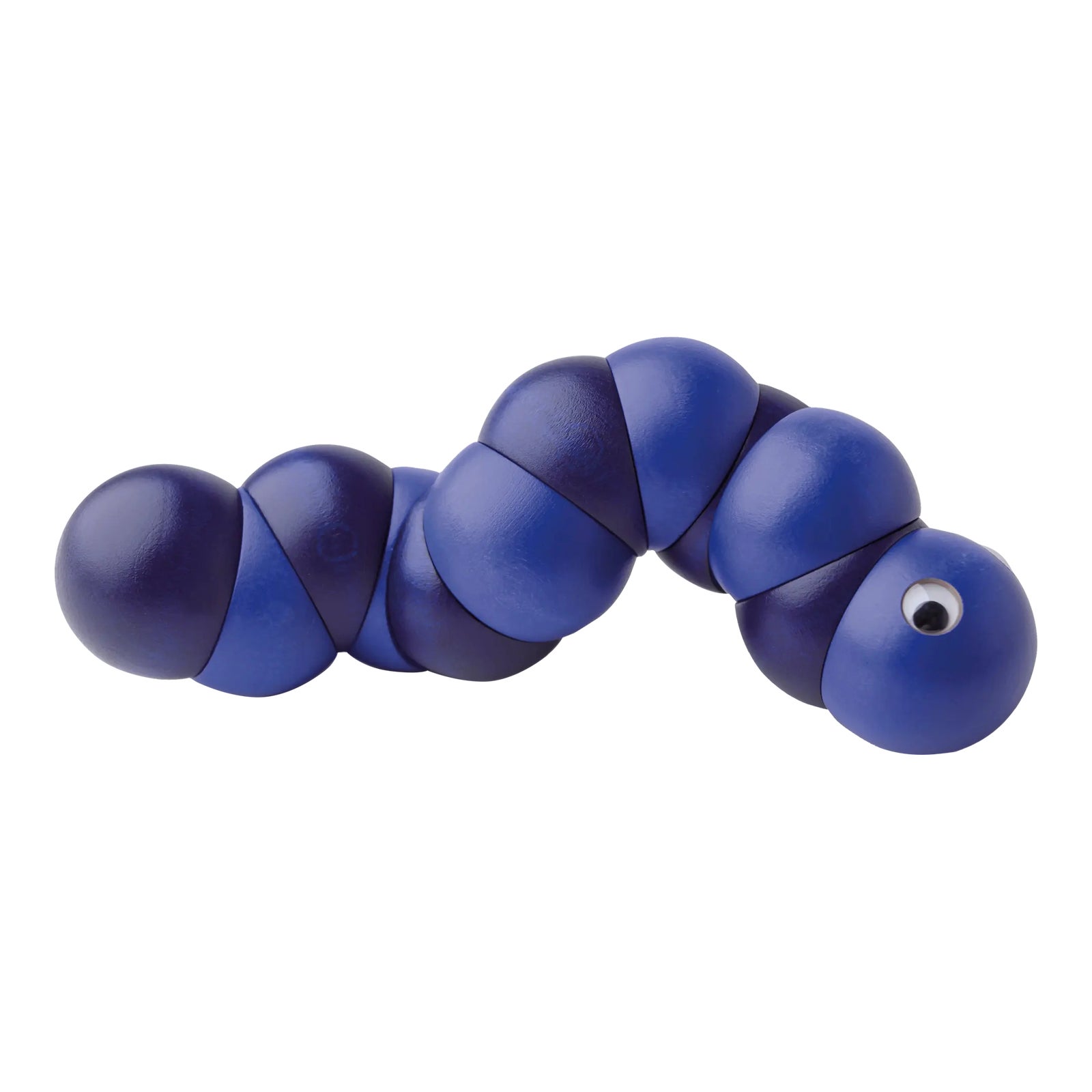 Naef Juba Wooden Caterpillar Worm Toy Blue Designer Xavier De ...
