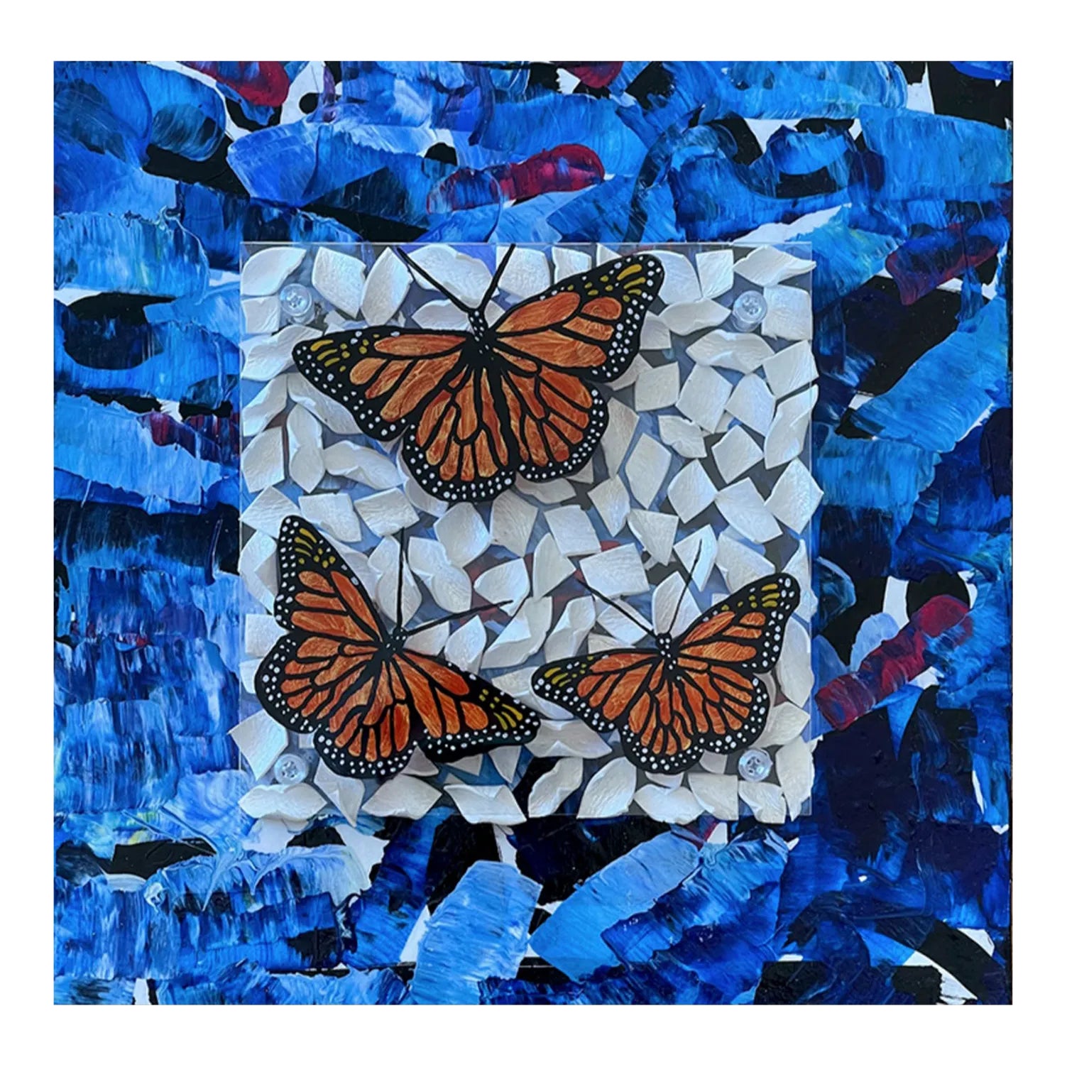 Kathleen Kane-Murrell Original Painting Under Plexiglass, "Into the ...