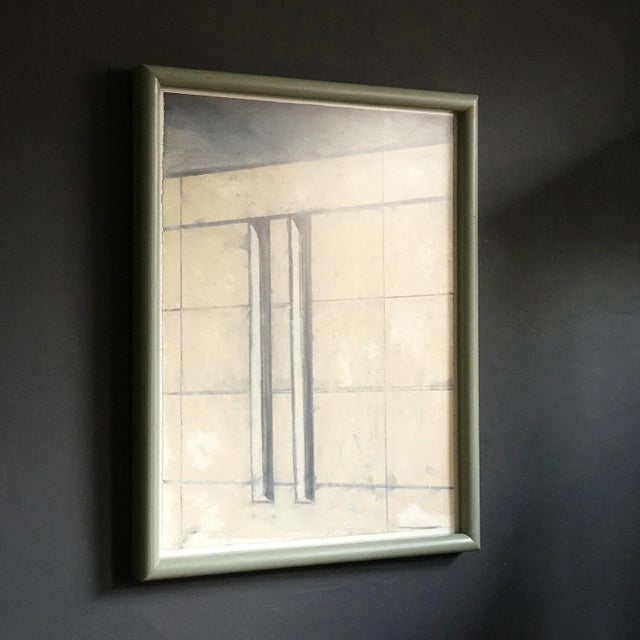 Vintage Original Abstract Painting Architectural Study by Richard ...