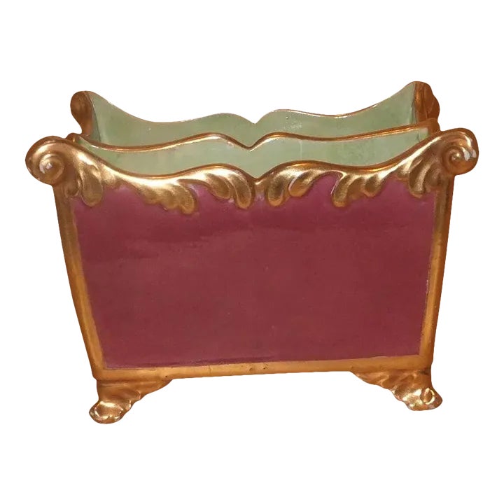 1820 English Regency Mason's Ironstone Desk Letter Box Rack | Chairish