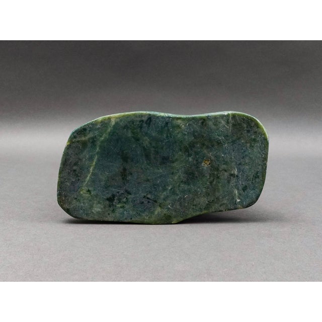Mid 20th Century Inuit Inukshuk Carved Canadian Nephrite Jade Large Art ...