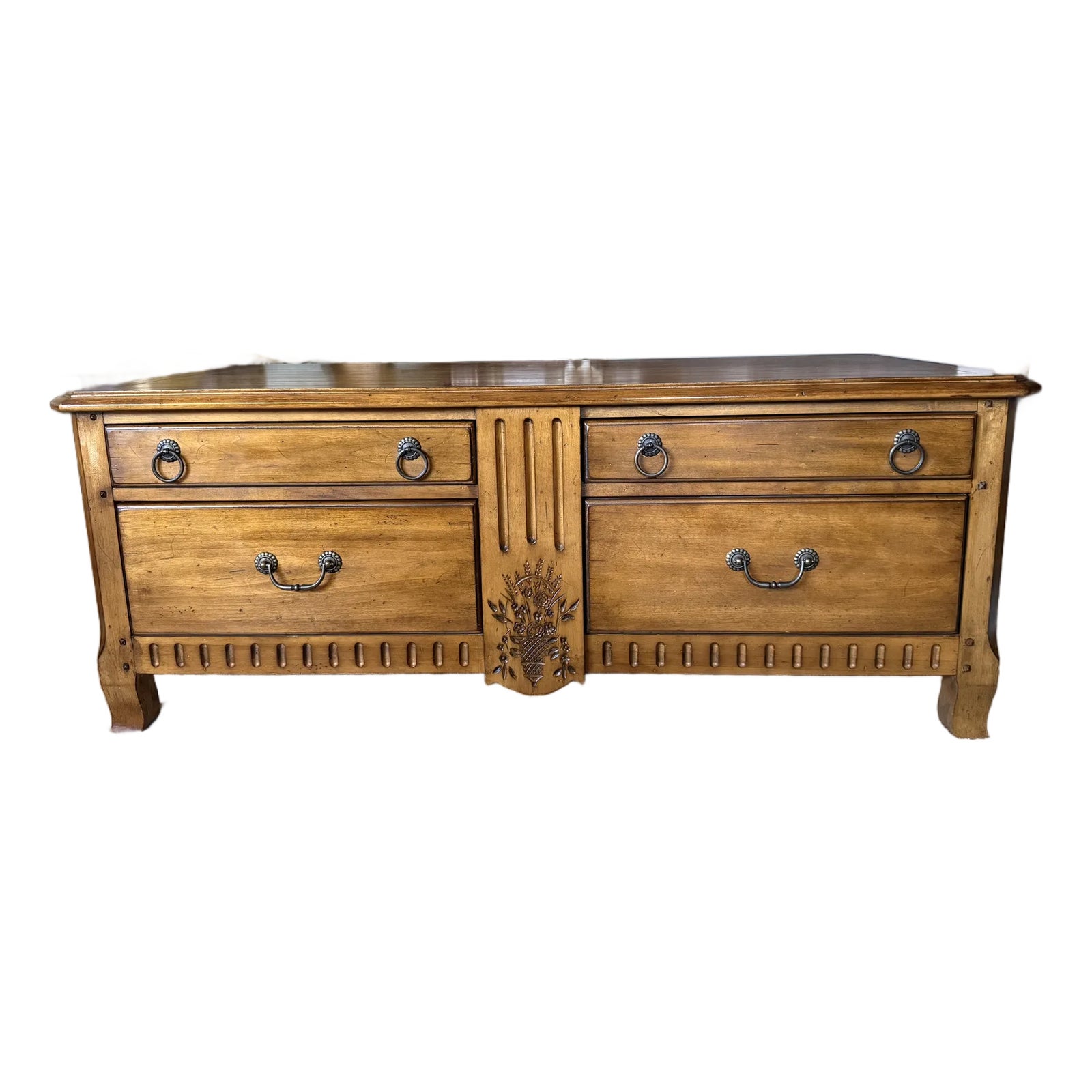 Lexington Southern Living Collection Wood Coffee Table | Chairish