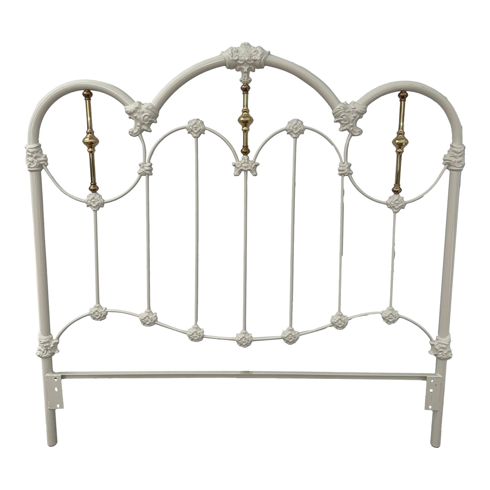 Vintage Iron Bed Headboard by Elliott’s Designs Inc. | Chairish