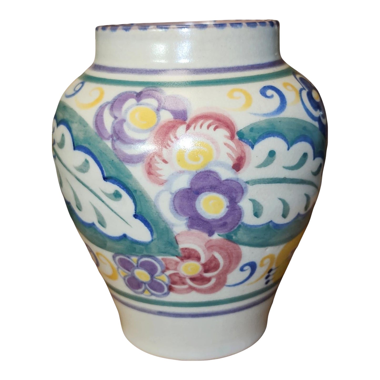 1920s Poole Pottery Carter Stabler Adams Vase - Truda Adams Carter ...