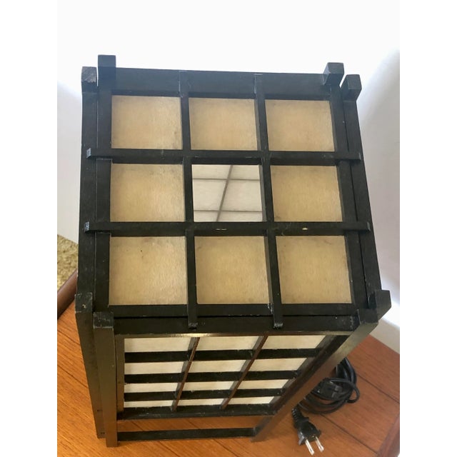 Japanese Mid Century Shoji Table Lamp | Chairish