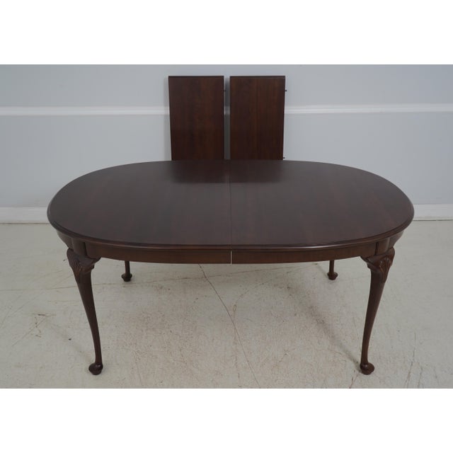 Stickley Cherry Queen Anne Dining Room Table | Chairish