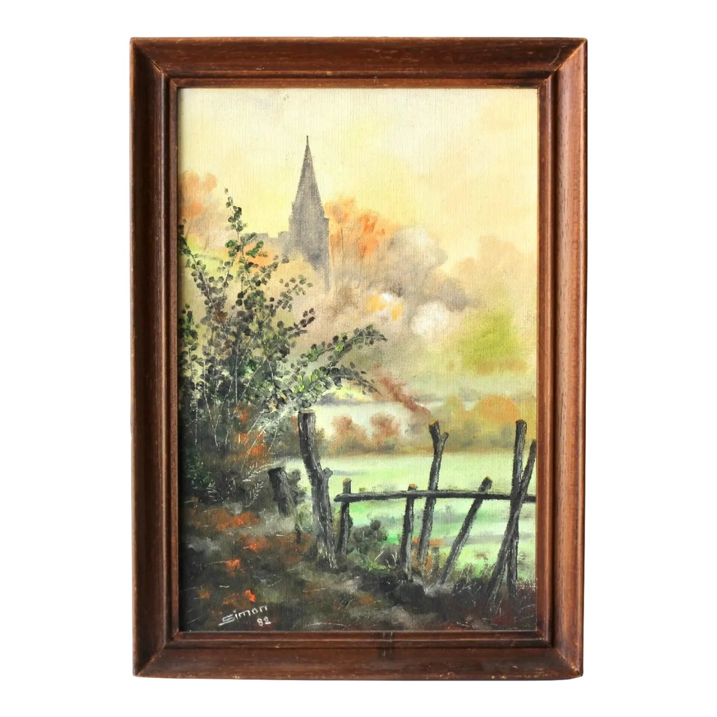 Vintage French Village Still Life | Chairish