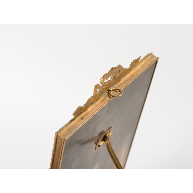 Early 20th Large Vintage Brass Picture Frame | Chairish