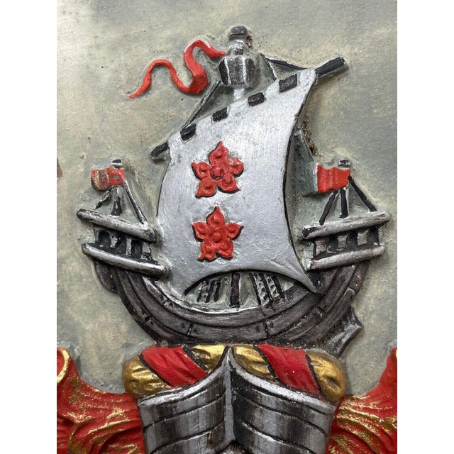 Traditional 20th Century British Bronze Heraldry Military Knighthood ...