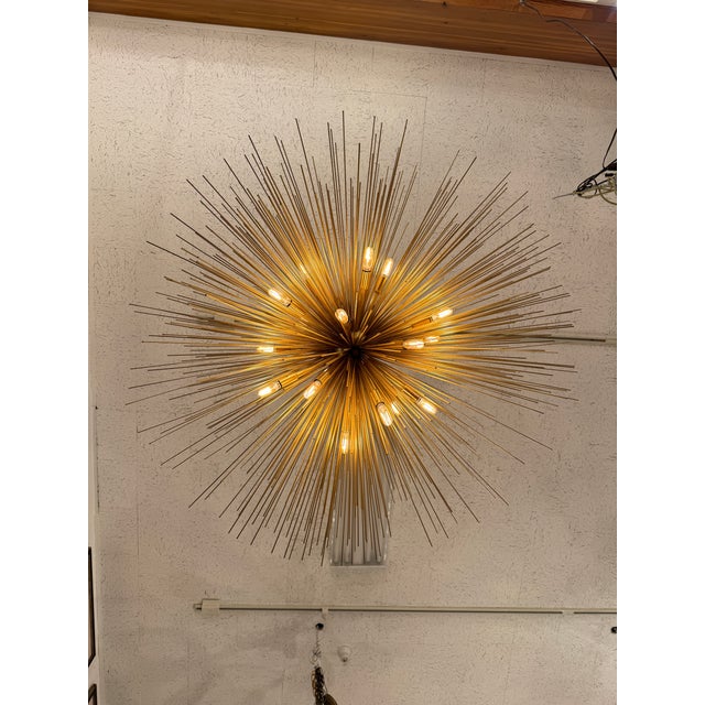 Visual Comfort Kelly Wearstler Strada Burst Gild Chandelier | Chairish