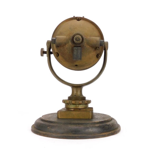 Vintage Industrial Decorative Iron Electric Motor on Wood Base | Chairish