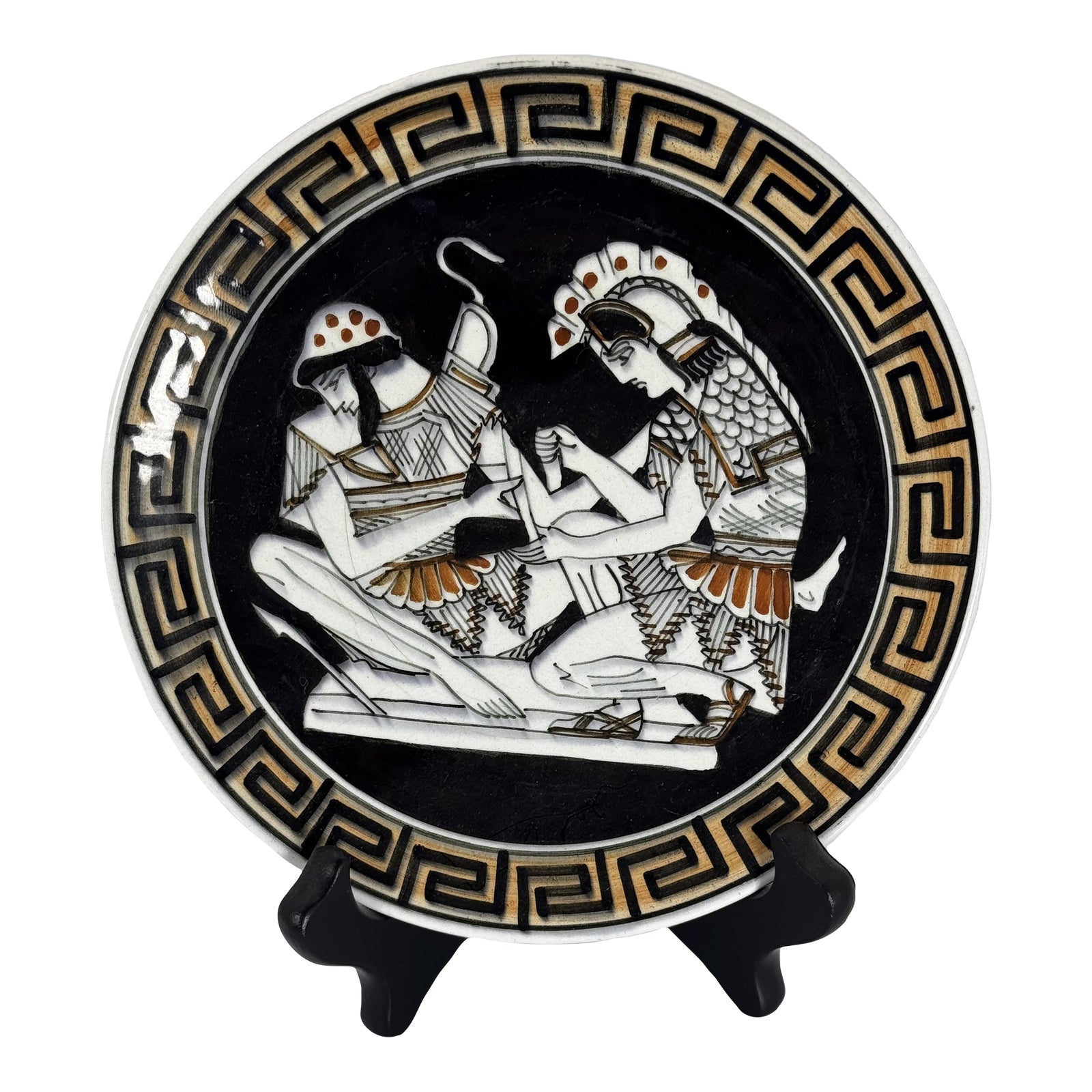 Late 20th Century Handmade Greek Decorative Plate – Achilles ...
