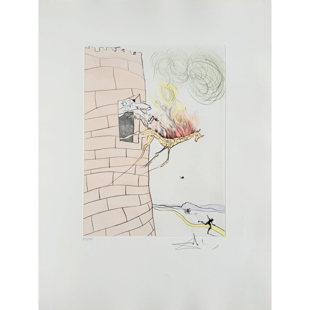Salvador Dali, The Great Inquisitor Expels the Saviour, 1973, Drypoint ...
