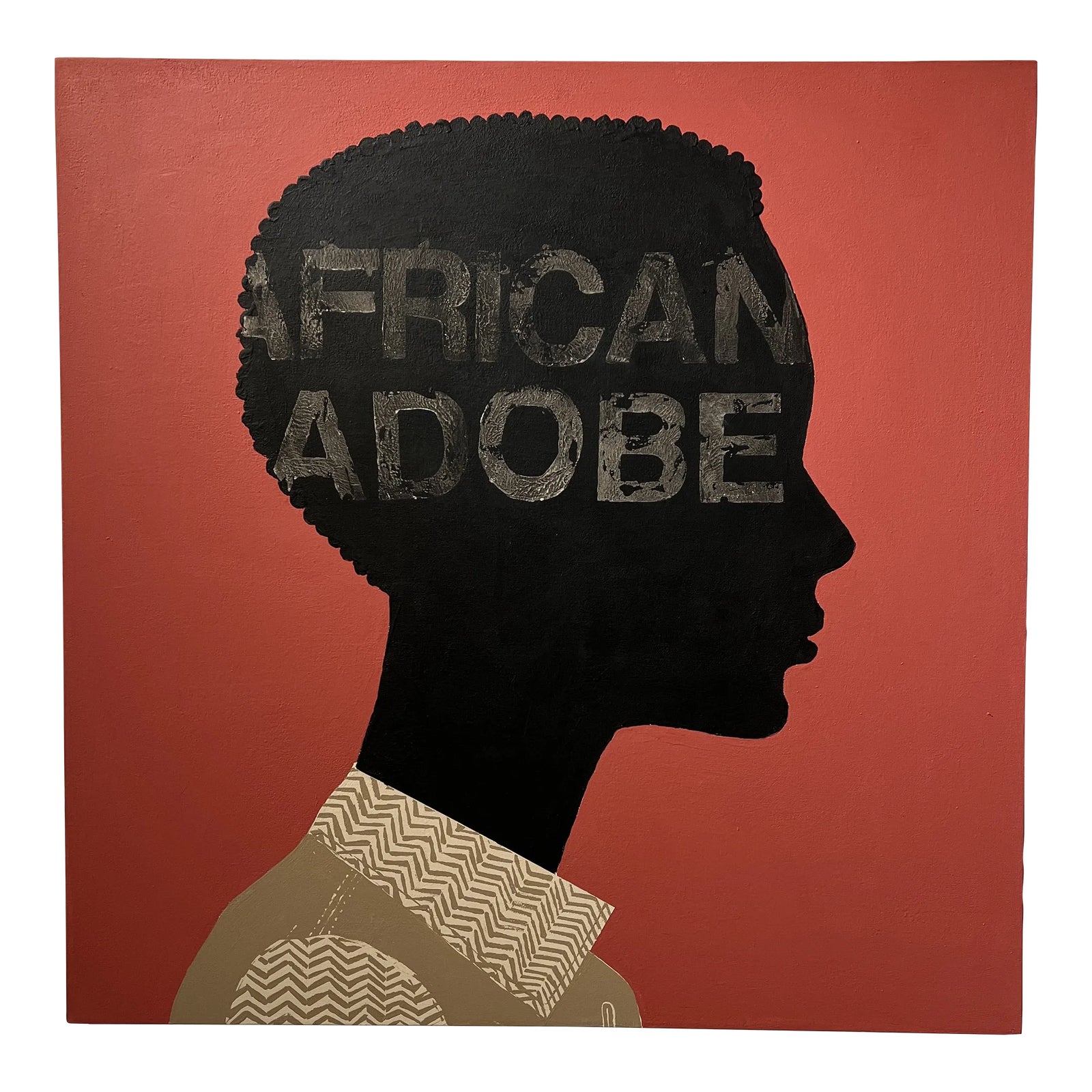 "African Adobe Ancient Modern" Contemporary Original Abstract Portrait ...