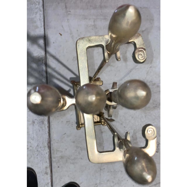 1970s Brass Hollywood Regency Fire Tools Set- 5 Pieces | Chairish
