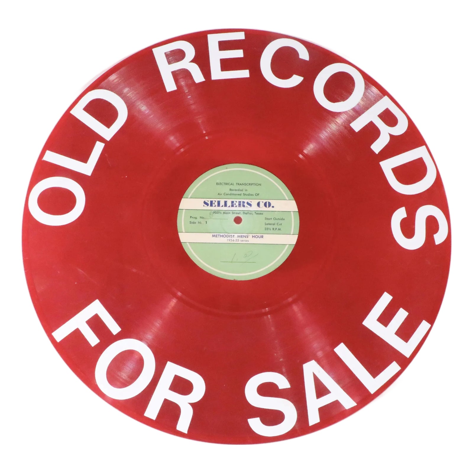 Vintage Record Album Converted to Advertising Sign Old Records for Sale ...