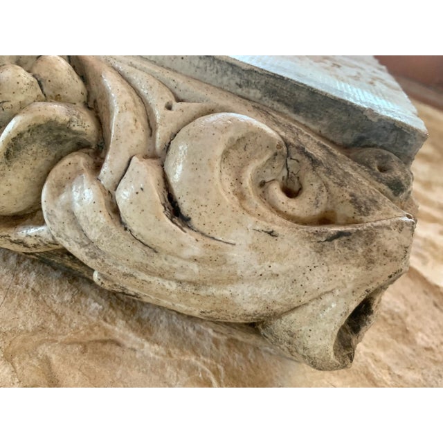 Late 19th Century Victorian English Terracotta Corner Frieze Fragment ...